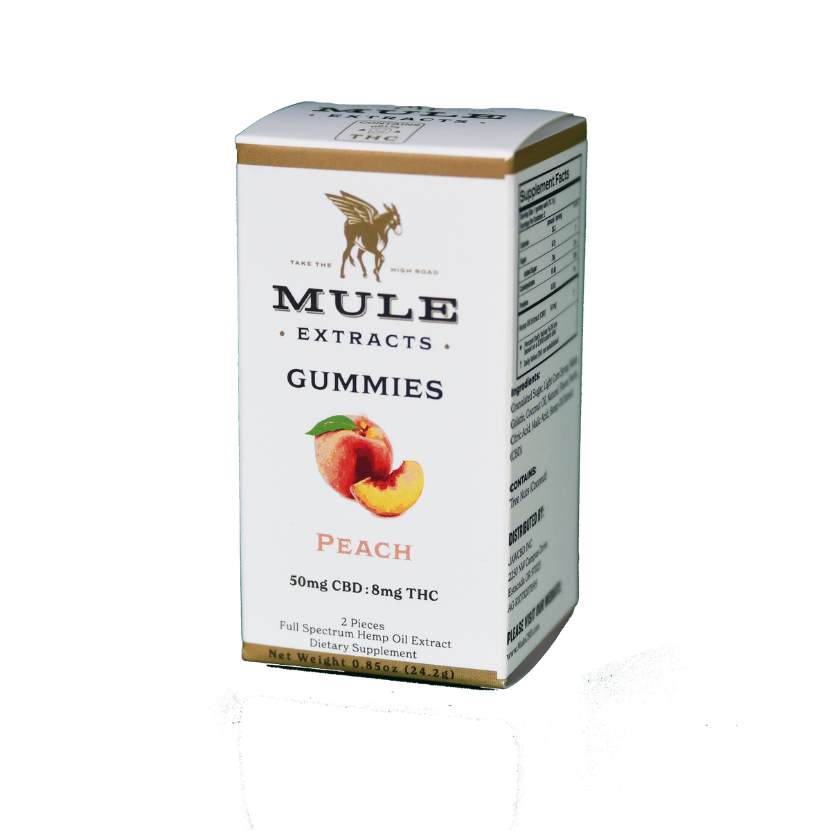 Peach CBD Gummies – Mule Extracts