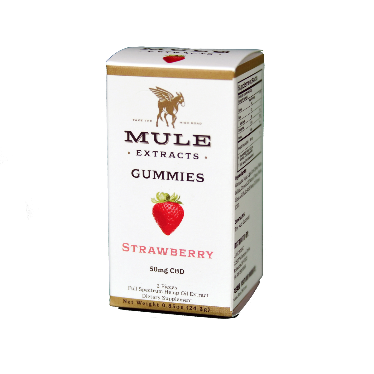 Strawberry CBD "THC Free" Gummies – Mule Extracts